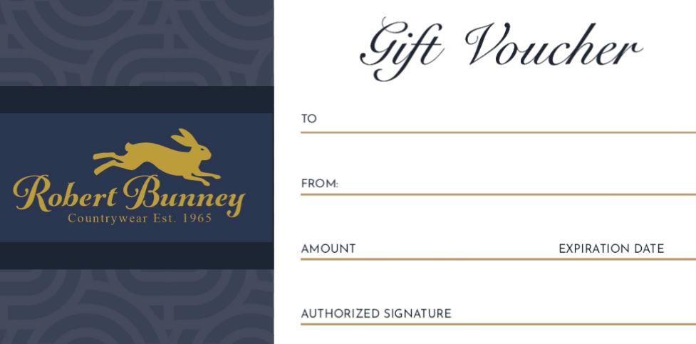 Robert Bunney Gift Voucher – Robert Bunney Countrywear